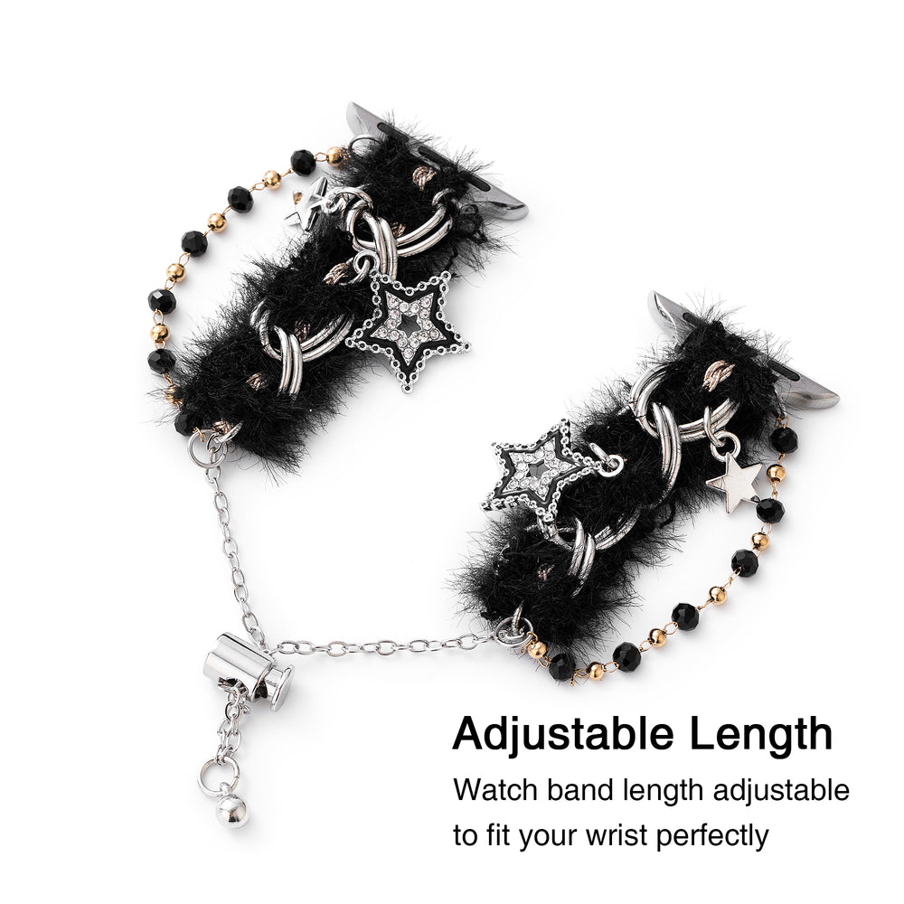 Fluffy Pendant Chain Watch Band for Google