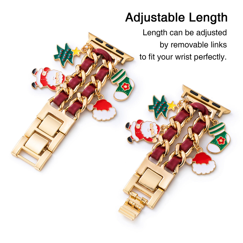 Christmas Double Twist Watch Band for Google